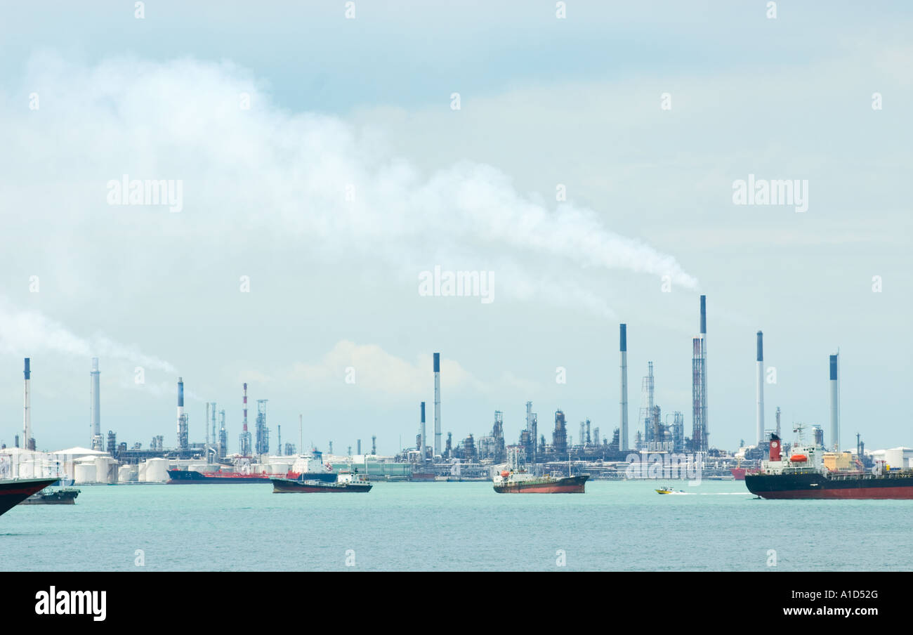 waterside PORT HARBOR SINGAPORE ASIA Stock Photo - Alamy