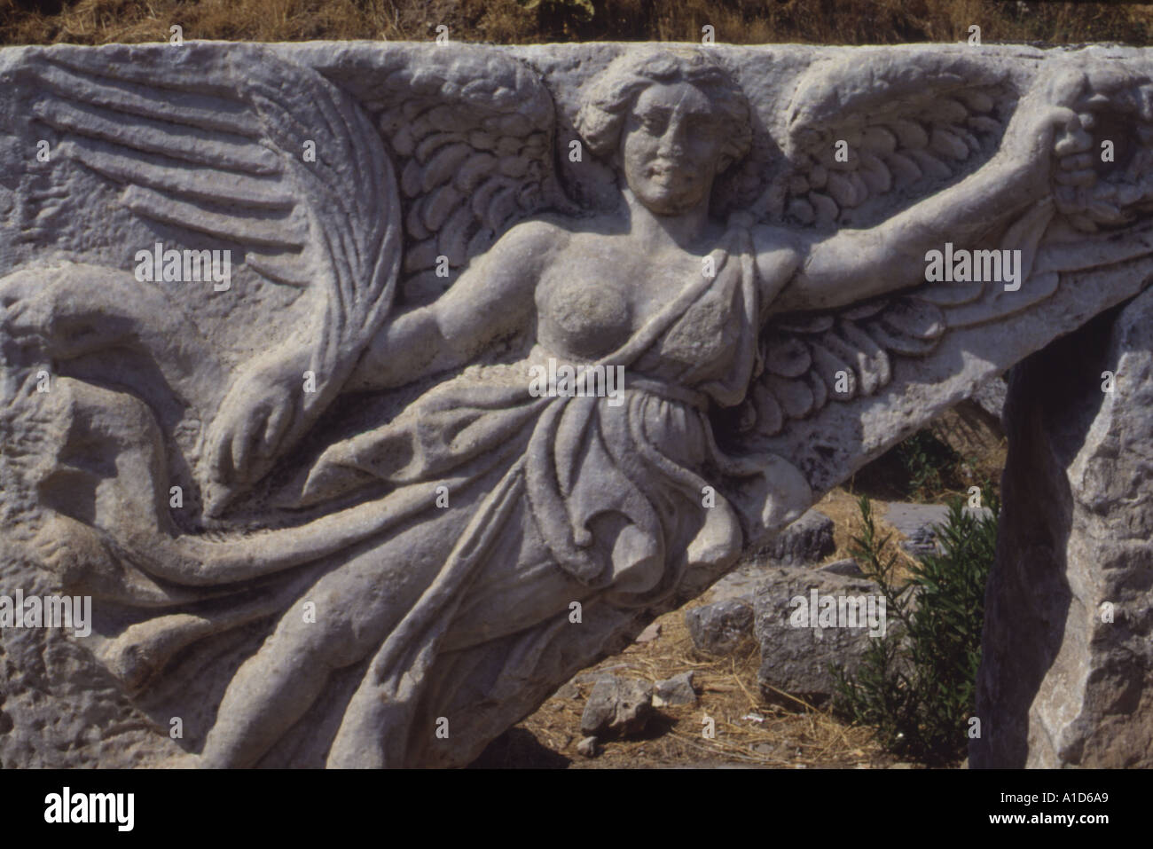 Bas relief of female deity, believed to be Cybele/Artemis worshipped at ...