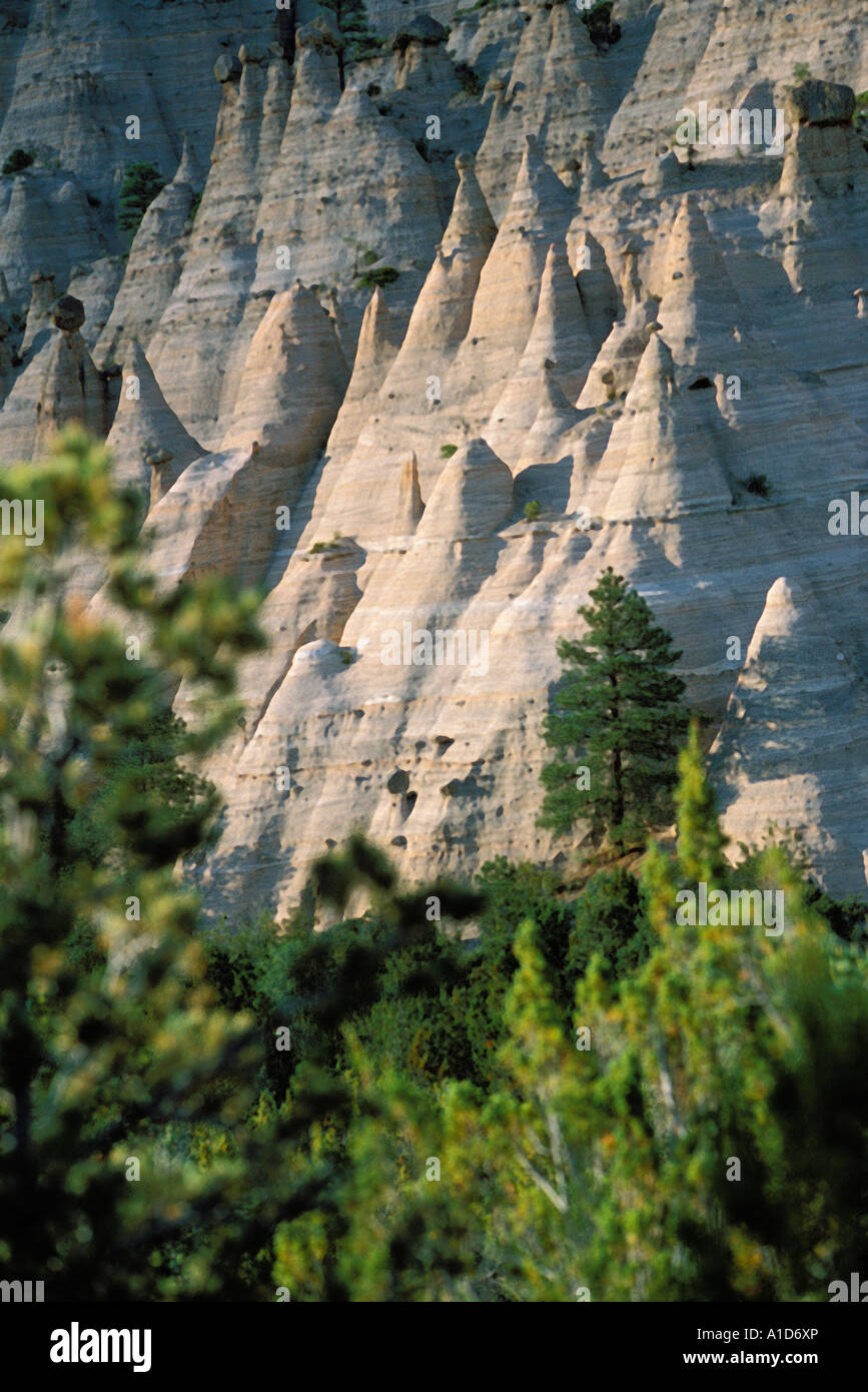 The pointed rock formations at Kasha Katuwe Tent Rocks National ...