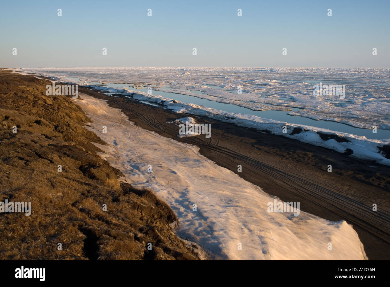 spring breakup along the Arctic coast south of Point Barrow eastern ...