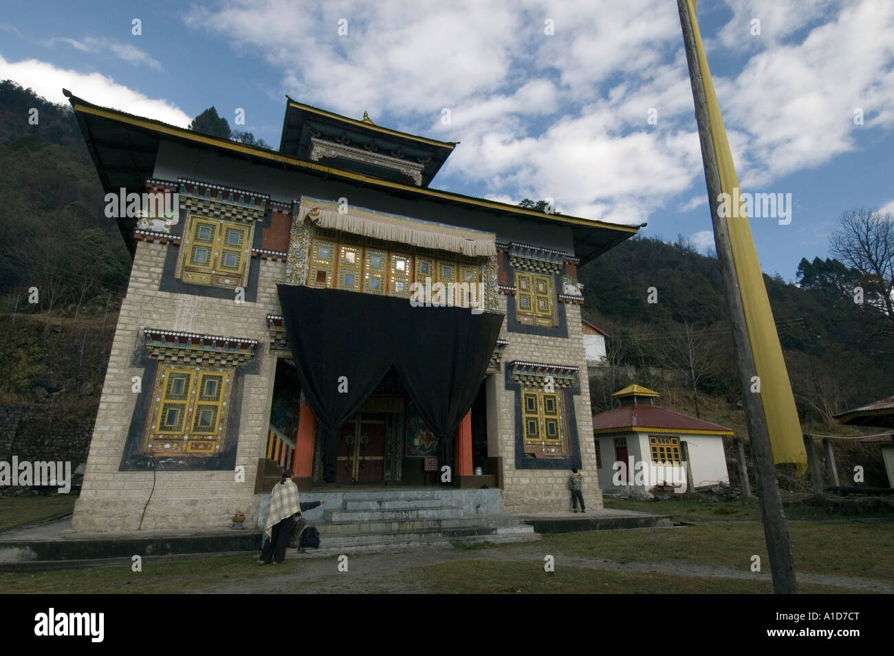 The Lachen Gompa in Lachen Sikkim India Stock Photo - Alamy