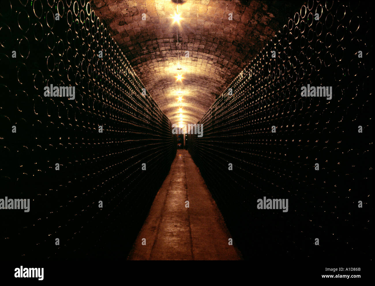 Sparkling Wine Champagne Cave Freixenet Caves Sant Sadurni D Anoia ...