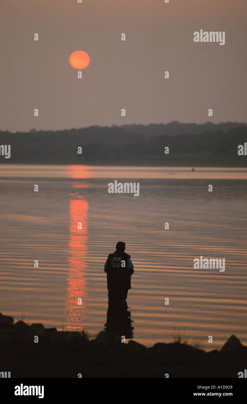 Rutland Water trout fishing Stock Photo - Alamy