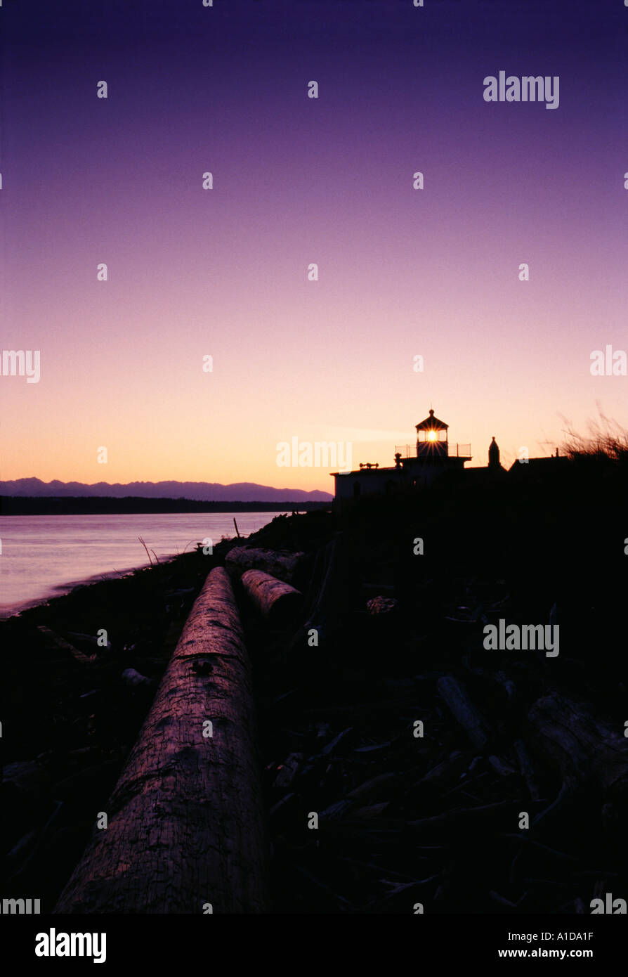 West Point Light House Seattle Washington Stock Photo - Alamy