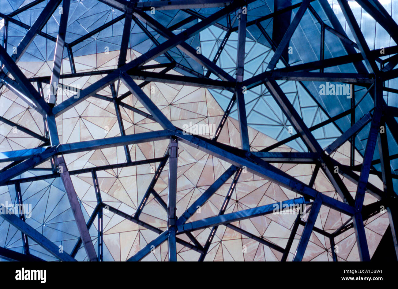 Glass structure federation square architecture hi-res stock photography ...