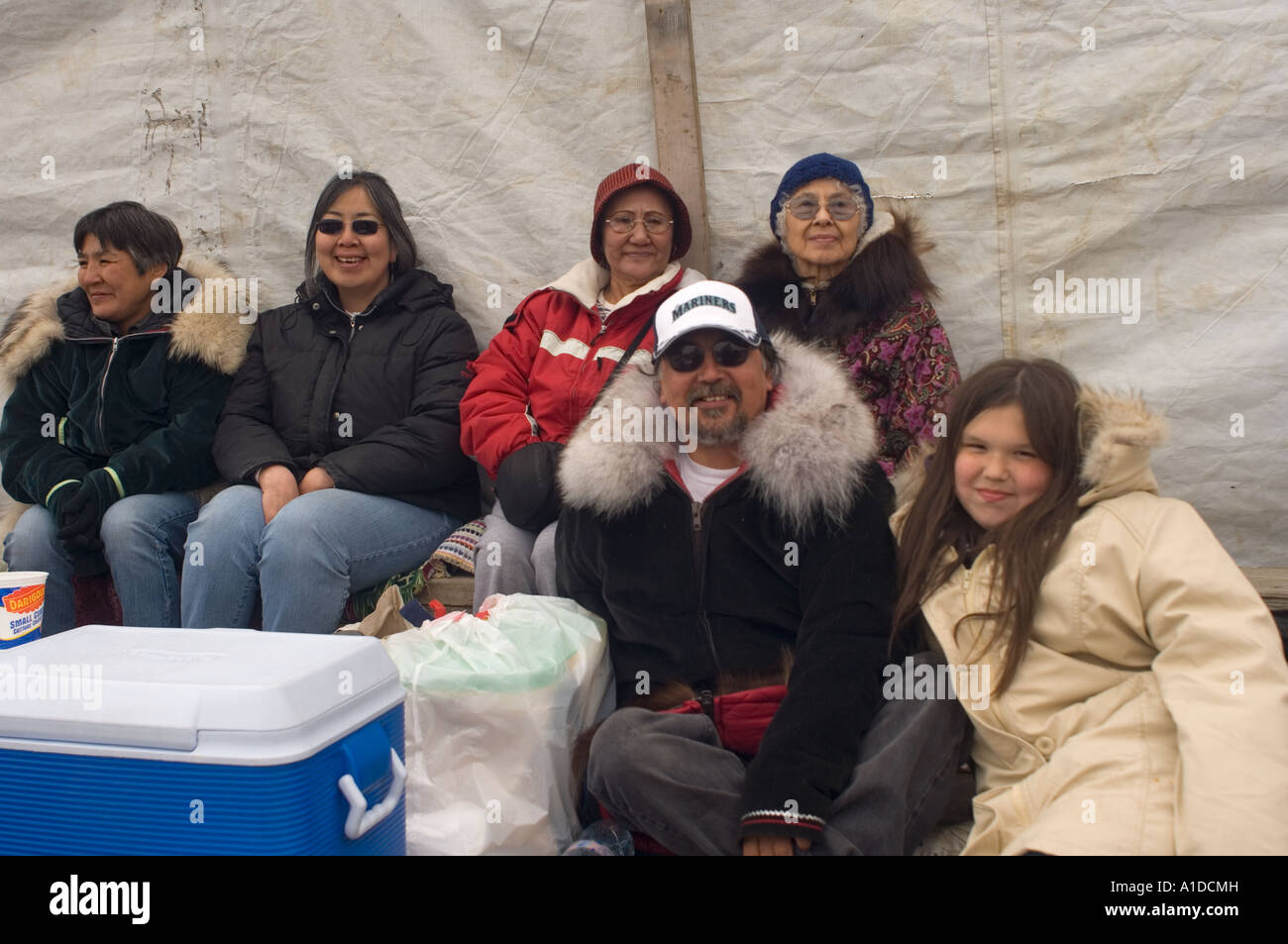 inupiat elders and families at the spring Nilugatuk event celebrating ...