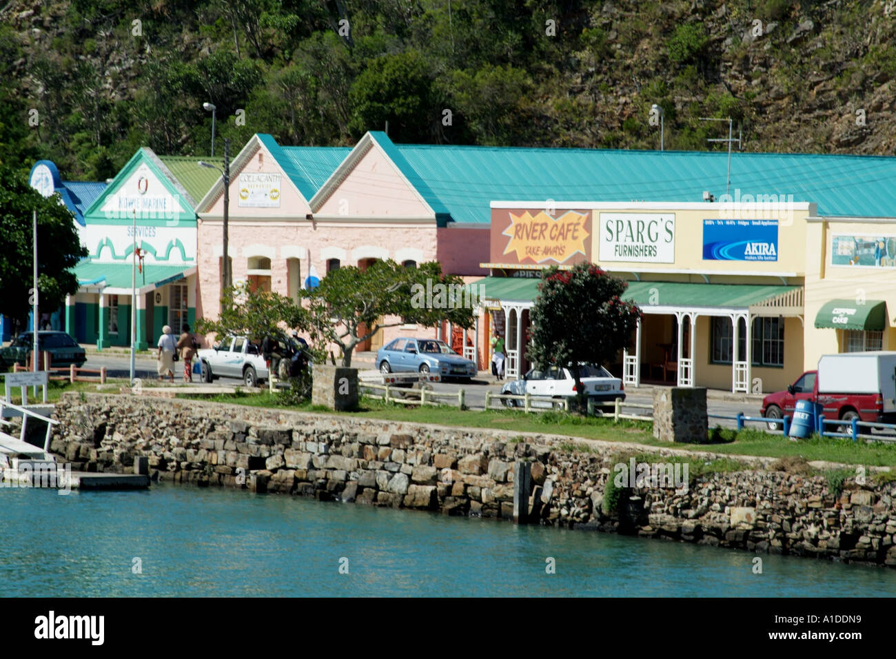Port Alfred on River Kowie a seaside resort Eastern Cape South Africa ...
