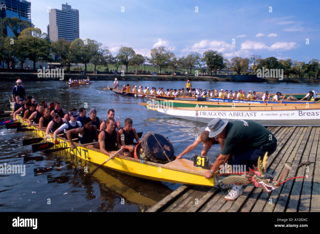 Australian dragon boat hi-res stock photography and images - Alamy