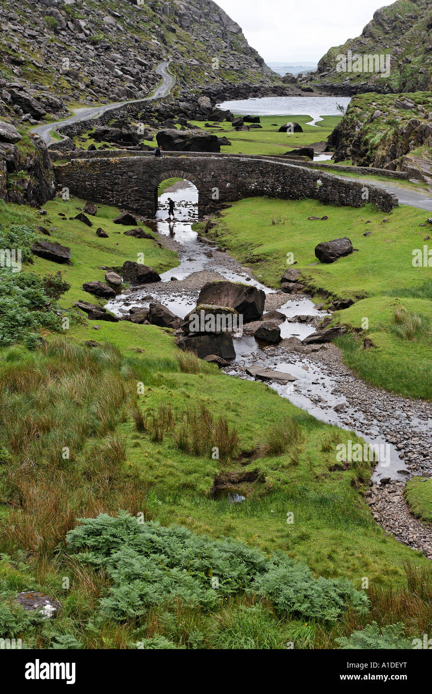 Old stonebridge in the Gap of Dunloe, Killarney National Park, Ireland ...