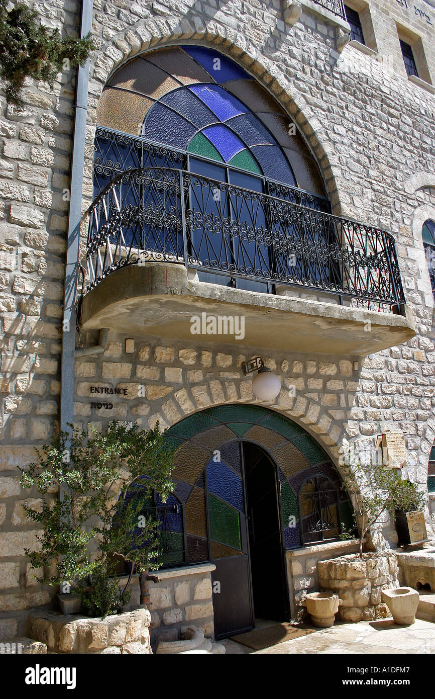 A door at the old city of Tzfat Israel Stock Photo - Alamy