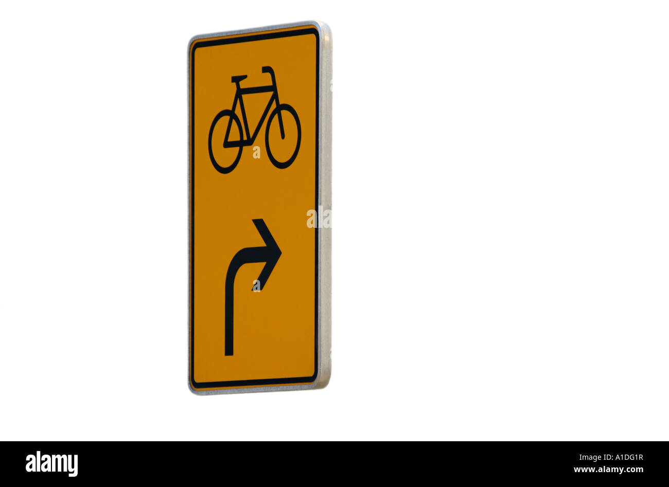 Road signs for cyclists Cut Out Stock Images & Pictures - Alamy