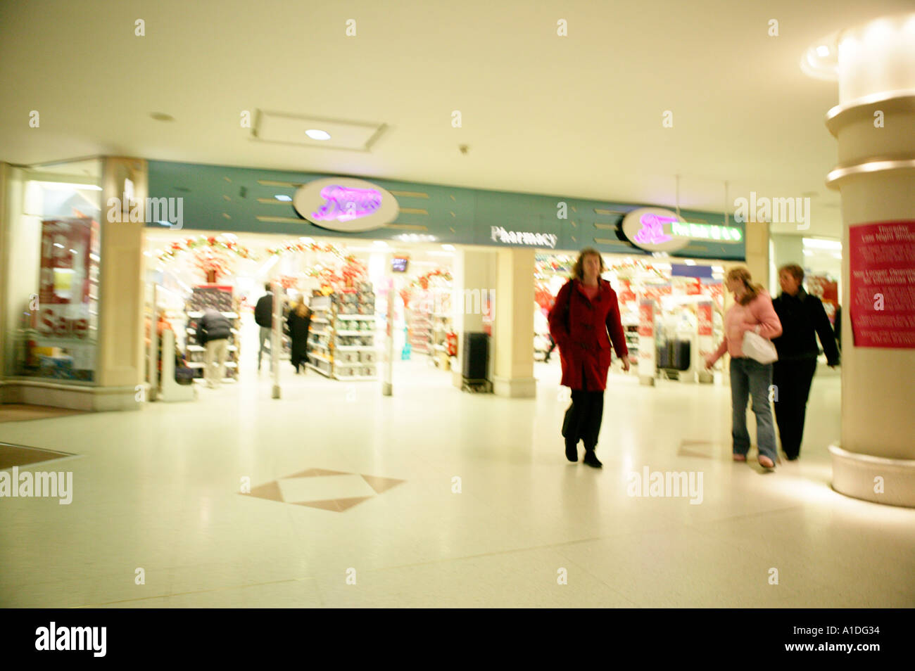 Shopping Mall UK Stock Photo - Alamy