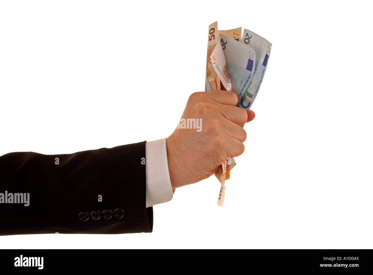 Notes in the hand Stock Photo - Alamy