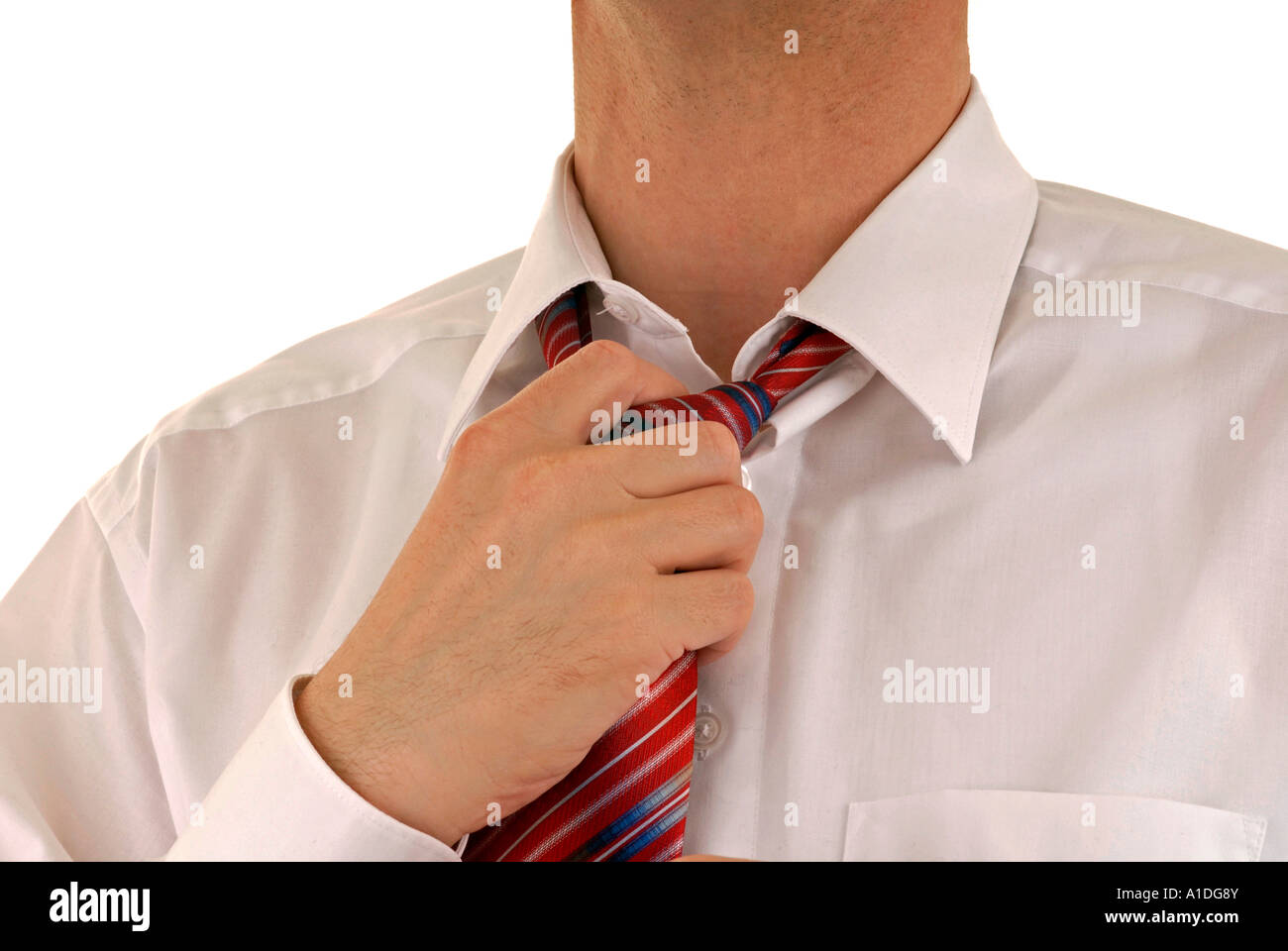 Man with tie Stock Photo - Alamy