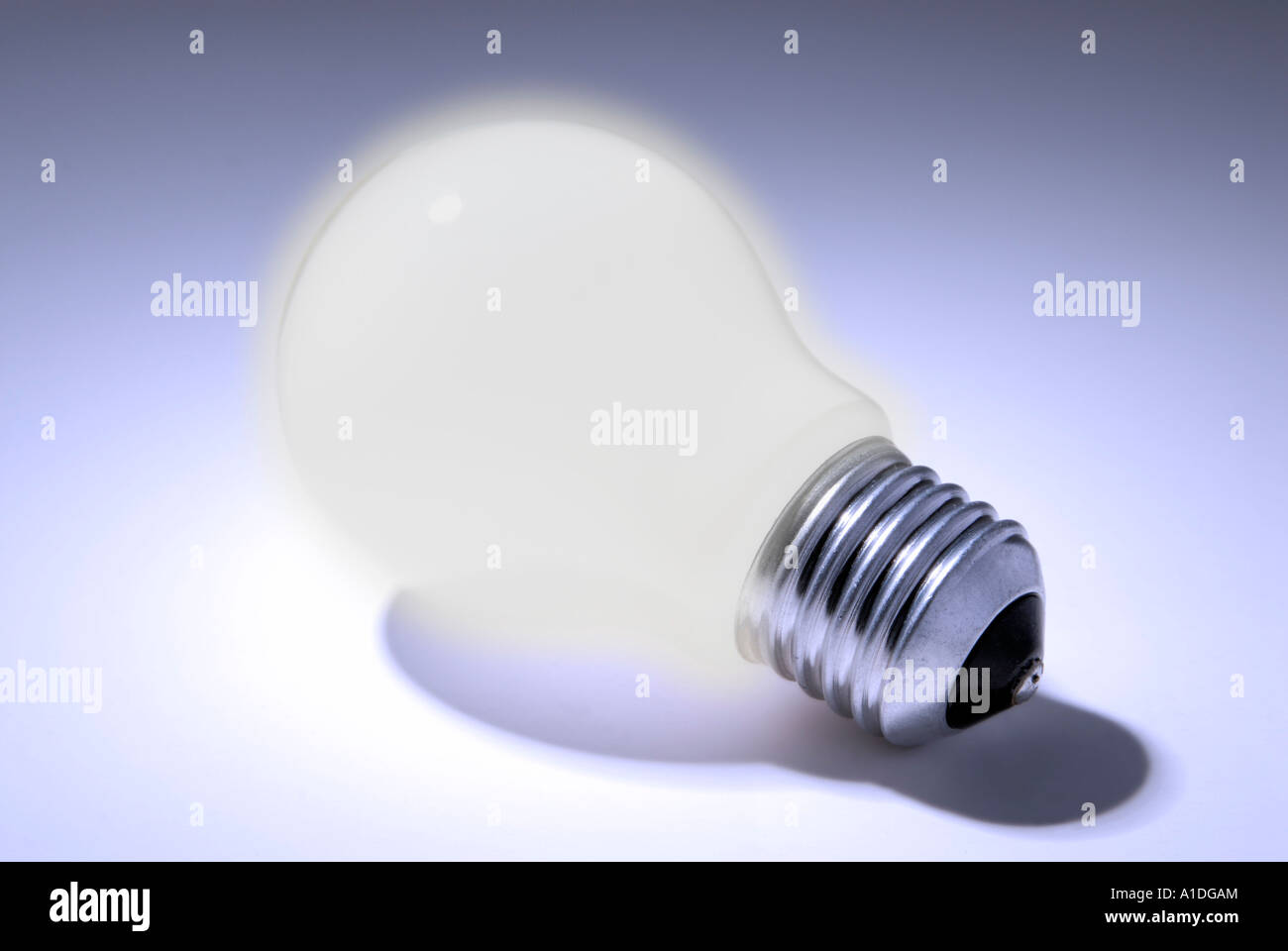 Glowing light bulb Stock Photo - Alamy