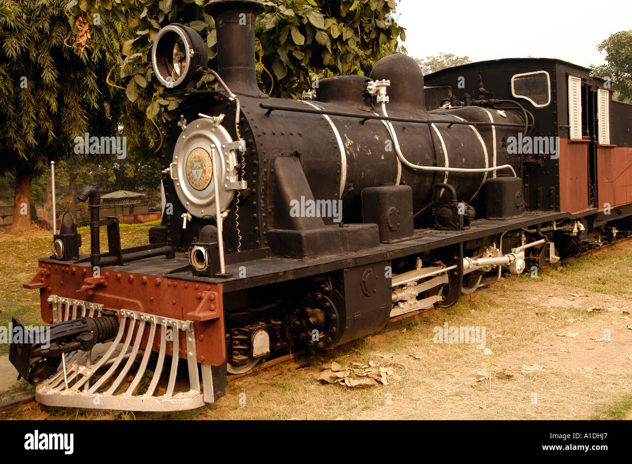 Vintage Steam Locomotive RD 688 on display, featuring a black boiler ...