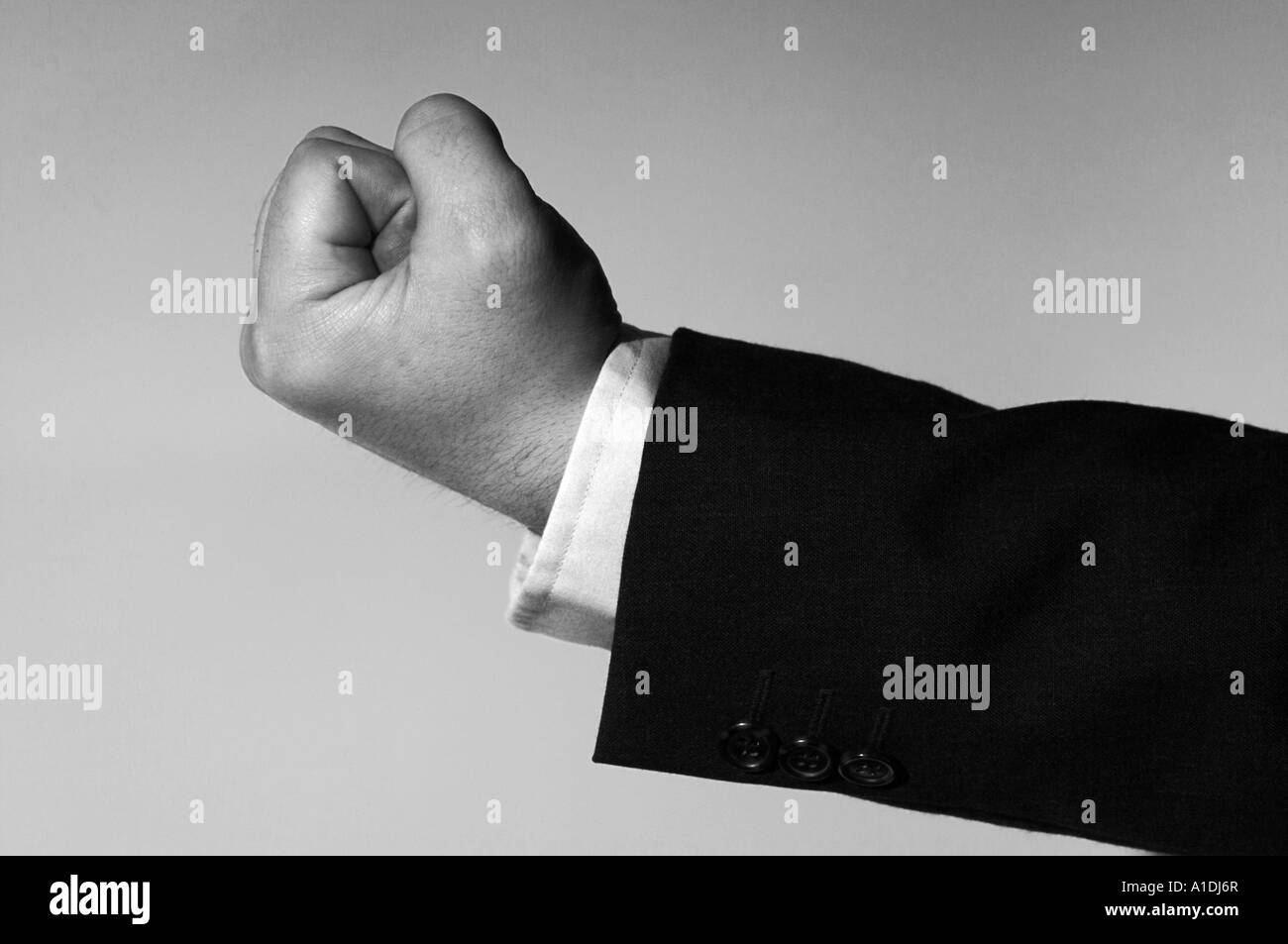 Aggressive fist Black and White Stock Photos & Images - Alamy