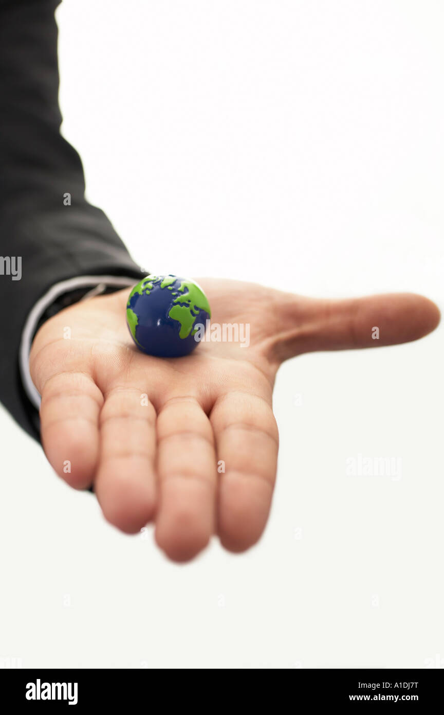 The world in my hand Stock Photo - Alamy
