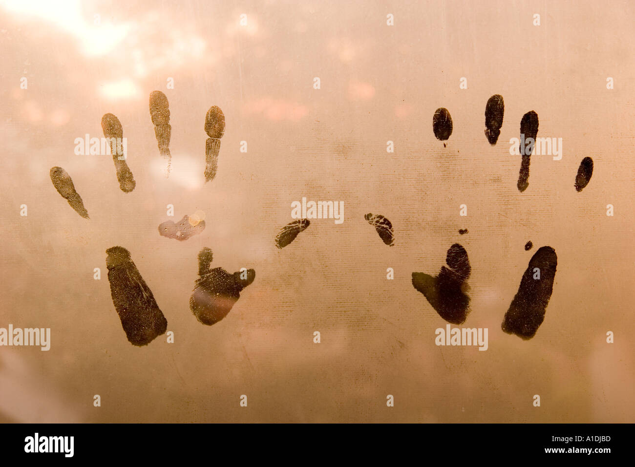 Two hand prints hi-res stock photography and images - Alamy