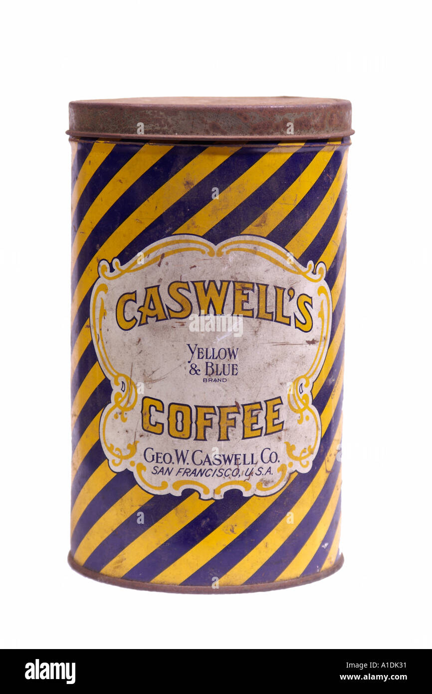 1920s coffee container Stock Photo - Alamy