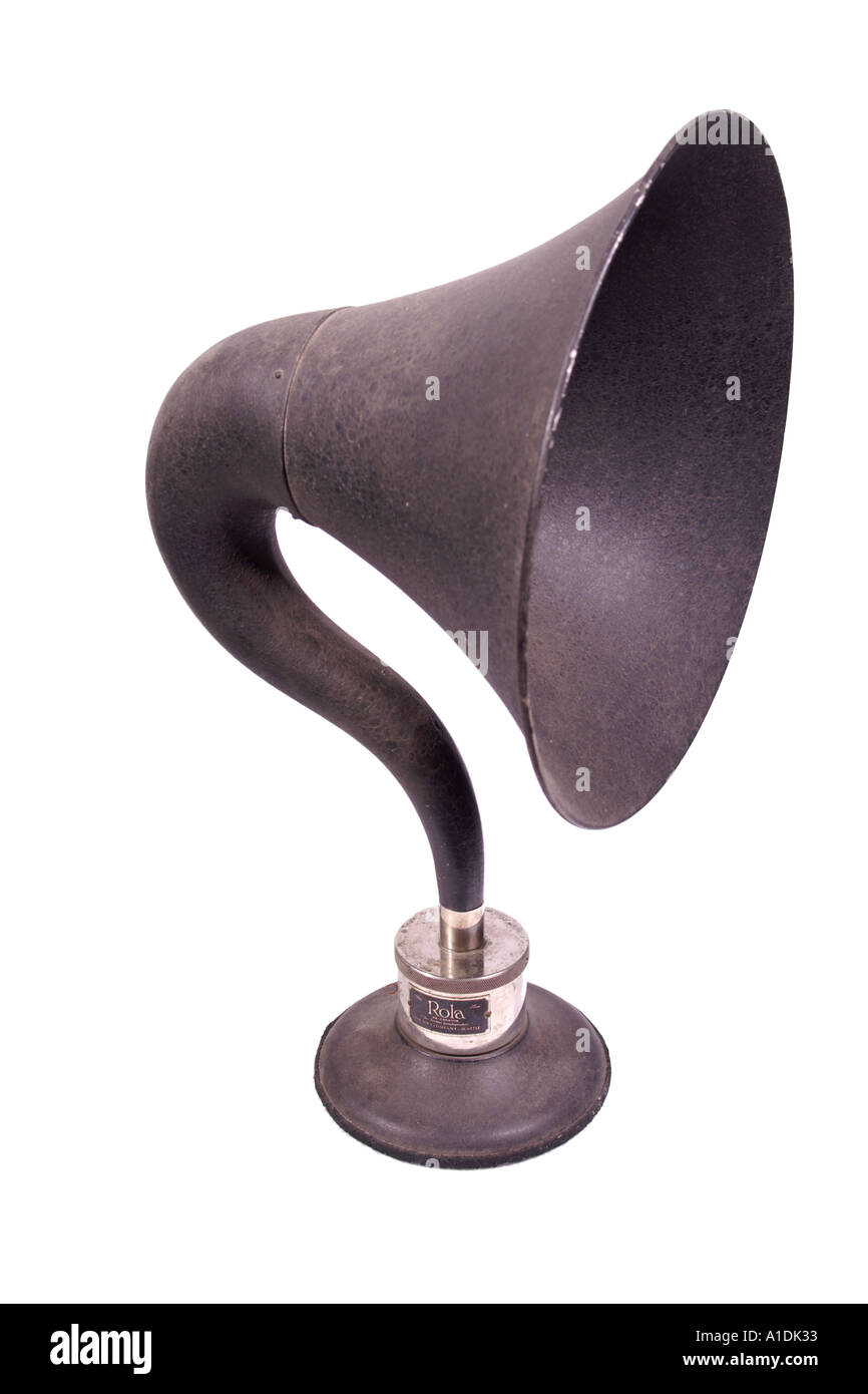 1920s electric sound amplifier Stock Photo - Alamy
