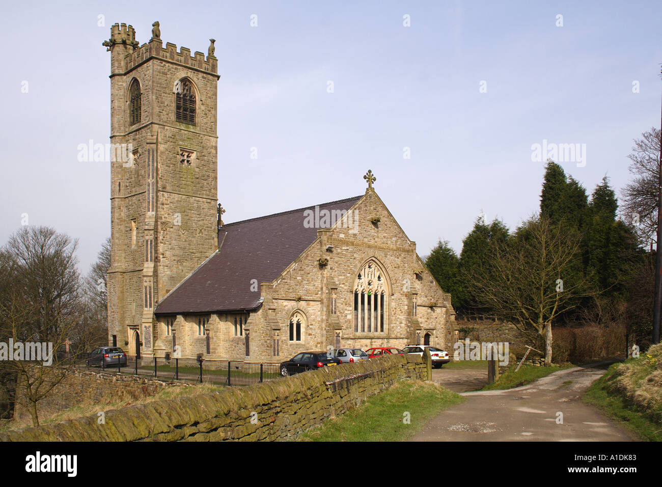 Saint Bartholomews Parish Church Whitworth near Rochdale Lancashire UK ...