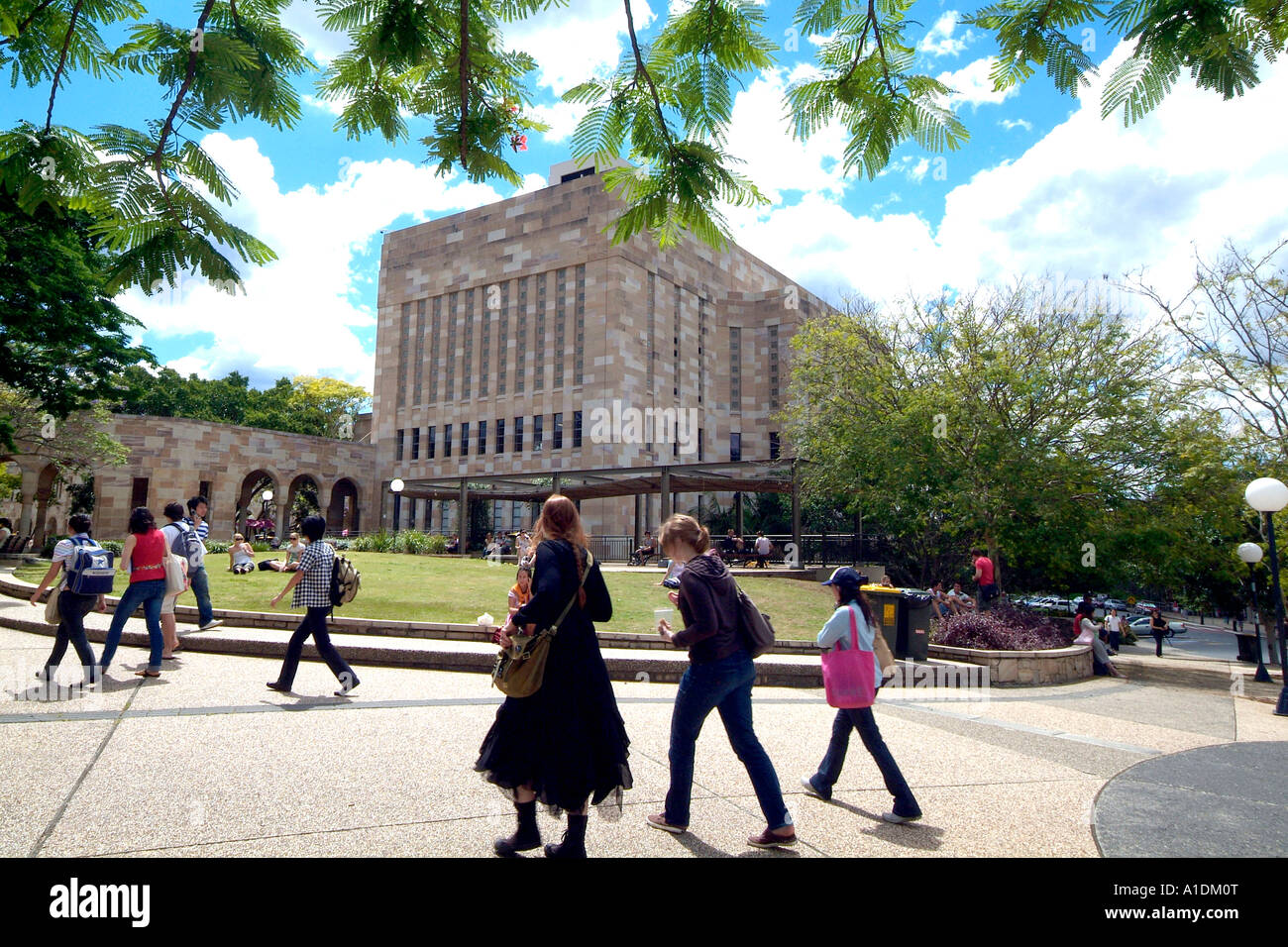 St Lucia campus library of the University of Queensland, Brisbane ...
