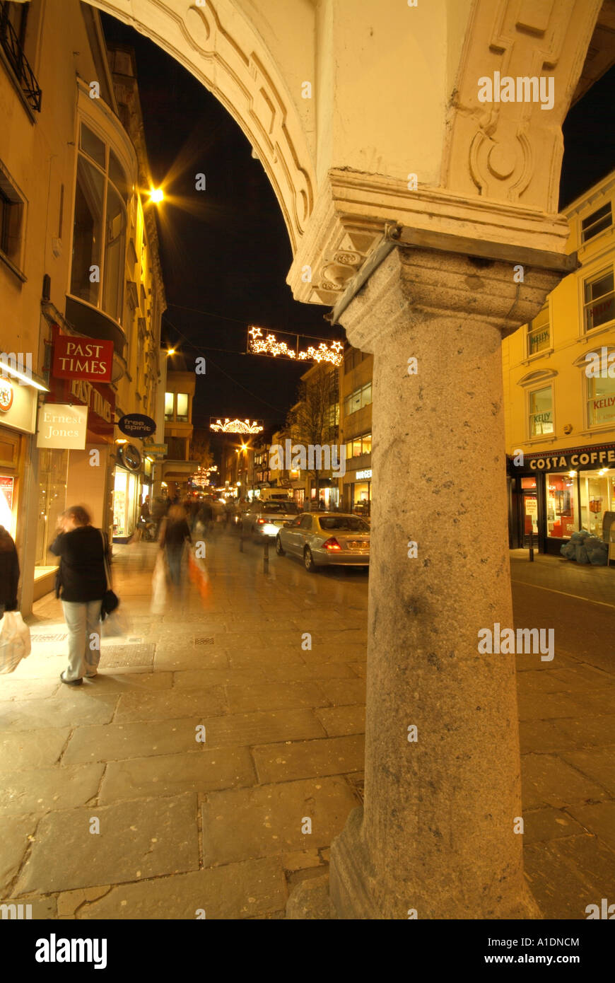 Old exeter shopping street hi-res stock photography and images - Alamy