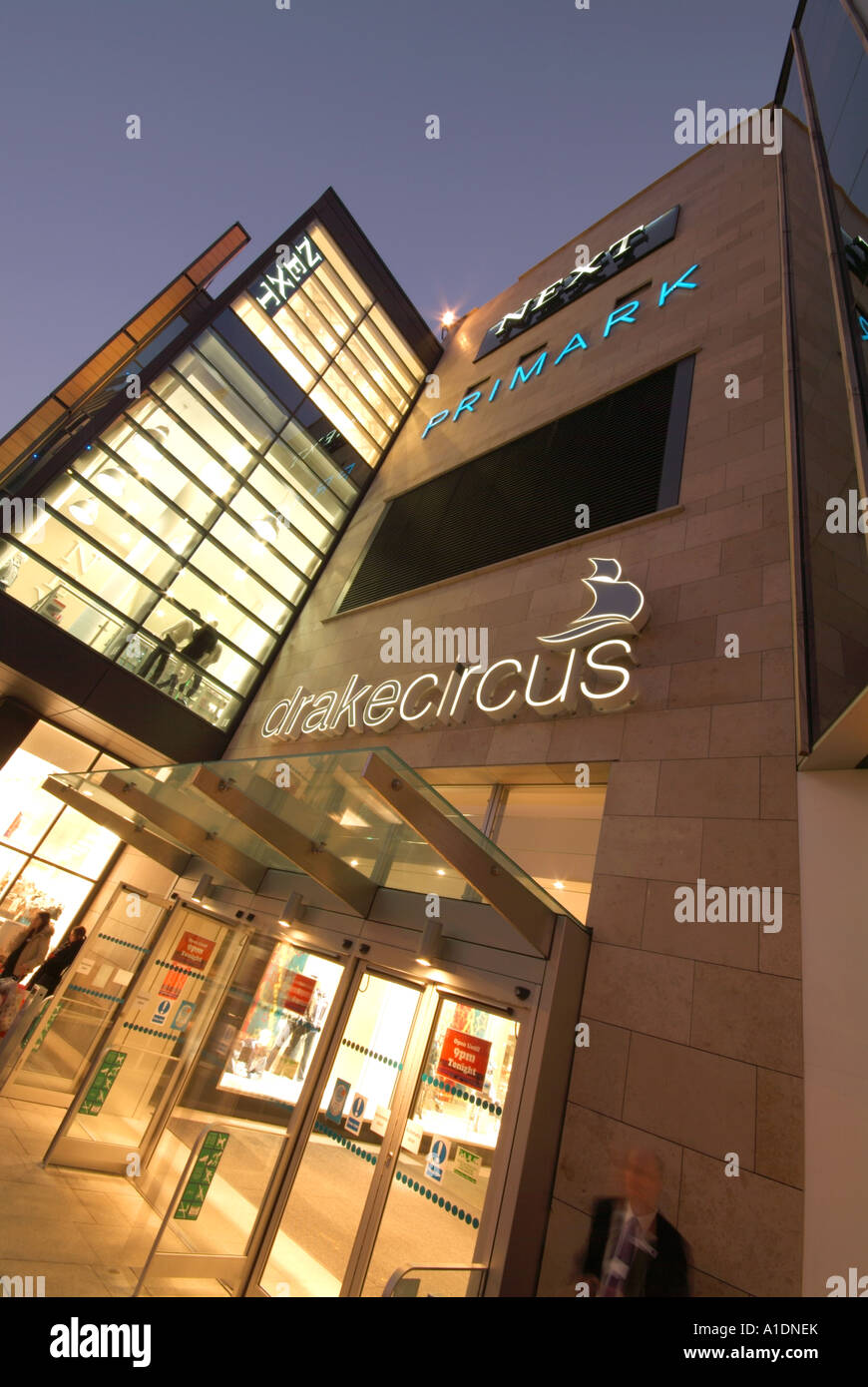Drakes Circus shopping centre Plymouth Devon UK Stock Photo - Alamy