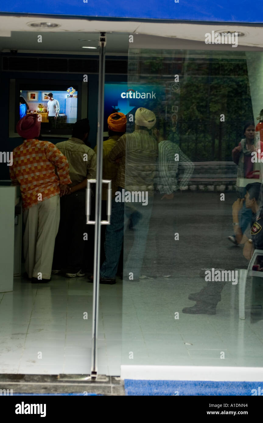Citibank India ATM machine in Shimla Himachal Pradesh India Stock Photo ...