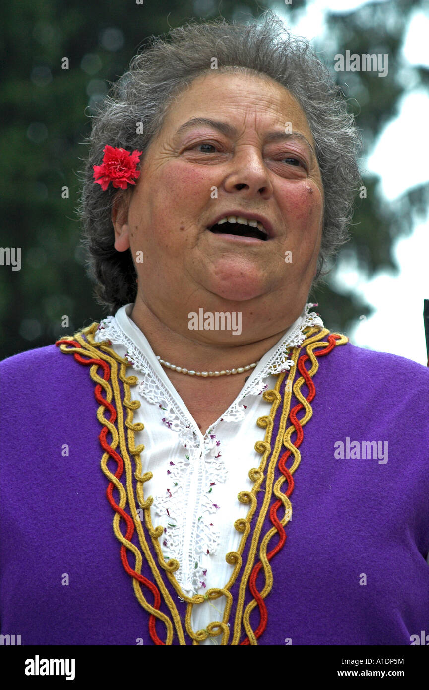 Mature Female Folk Singer In Bankya In Sofia The Capital Of Bulgaria ...