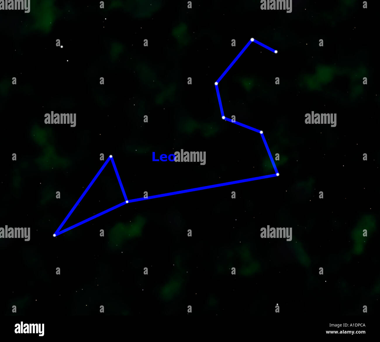 The leo constellation hi-res stock photography and images - Alamy