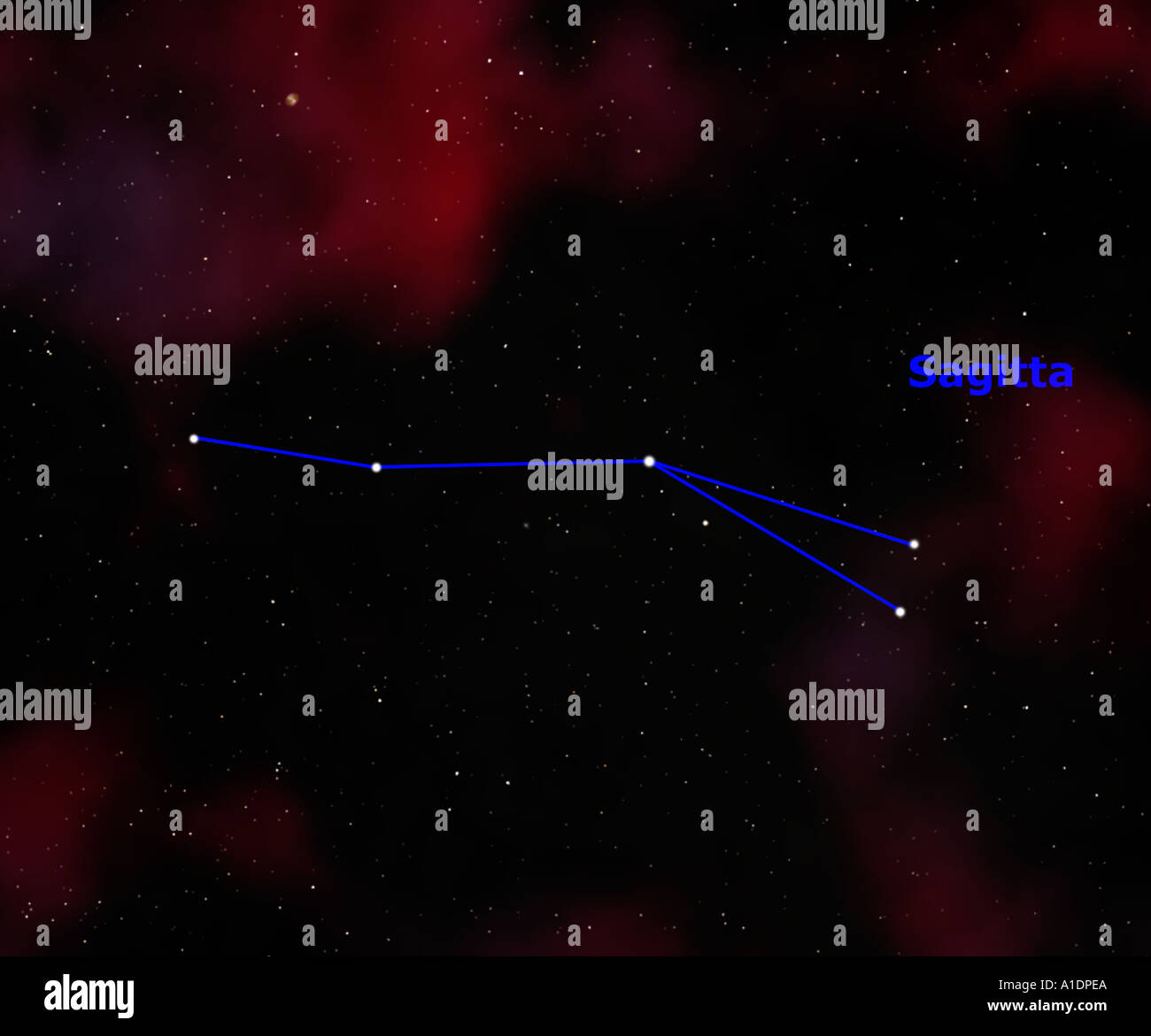 Sagitta constellation hi-res stock photography and images - Alamy
