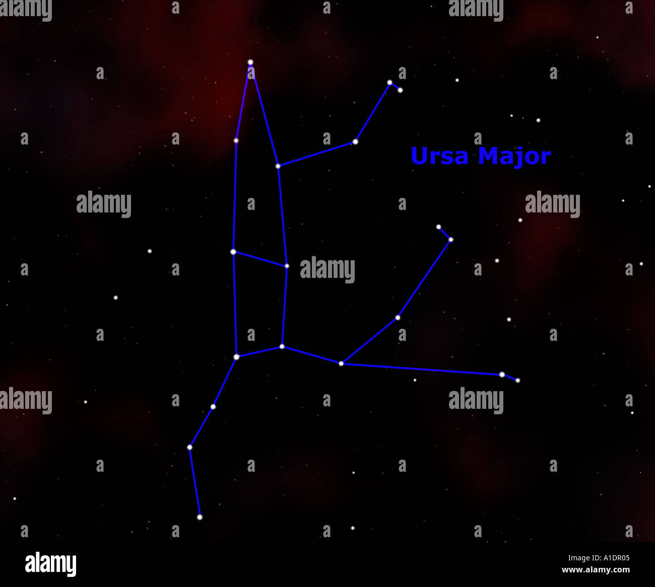 Ursa major constellation hi-res stock photography and images - Alamy