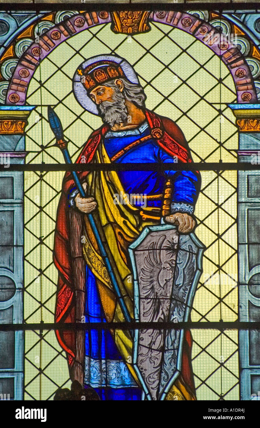 Stained glass window henry holiday hi-res stock photography and images ...