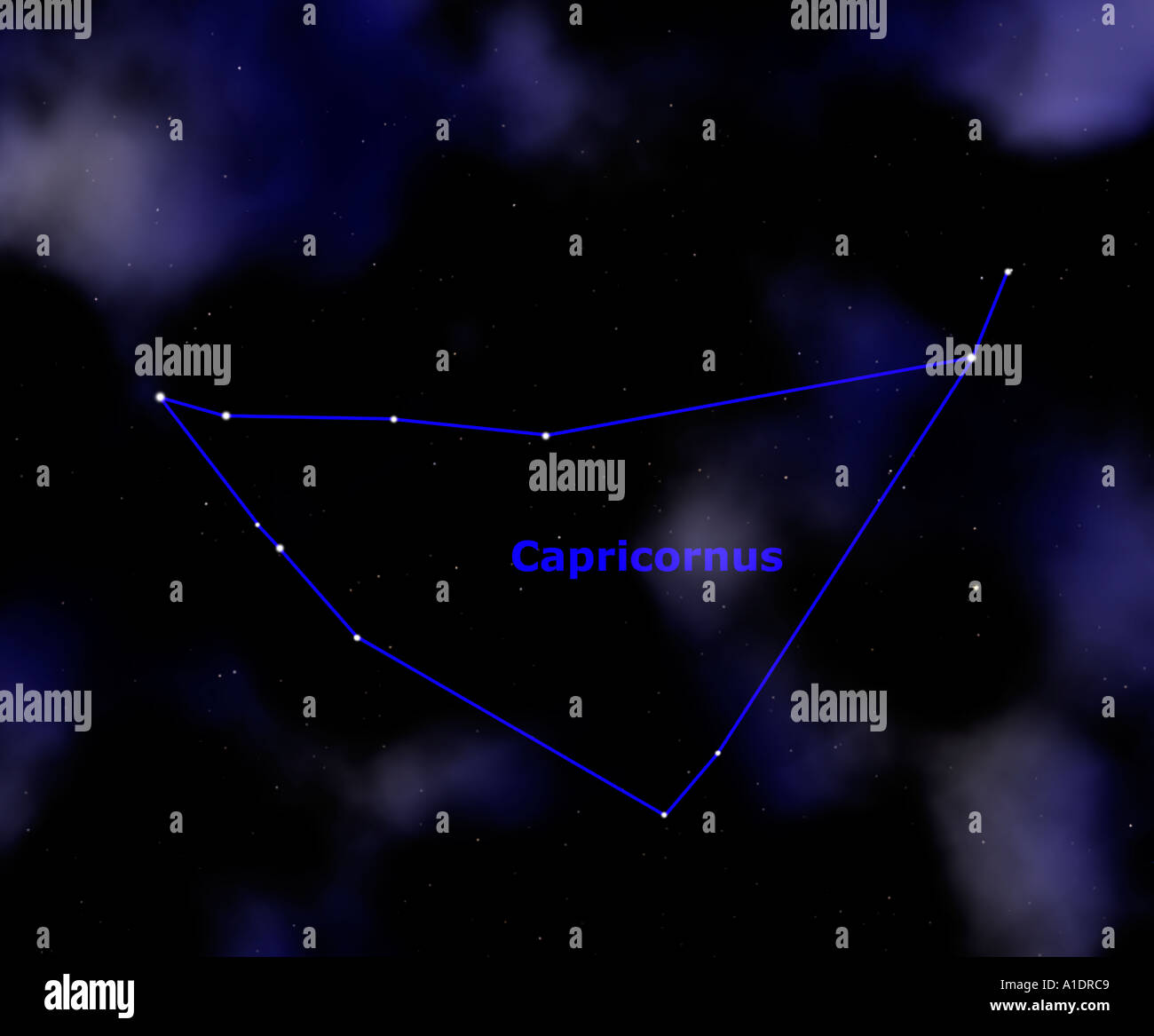 Capricornus constellation hi-res stock photography and images - Alamy