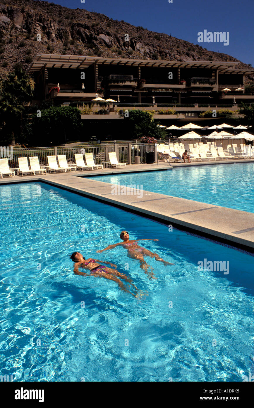 Arizona Phoenix Scottsdale Resorts At Phoenician Resort swimming pool ...