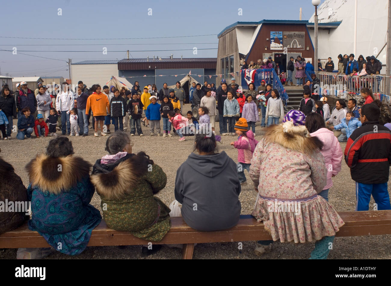 relay races at the Fourth of July celebration in Point Hope the oldest ...