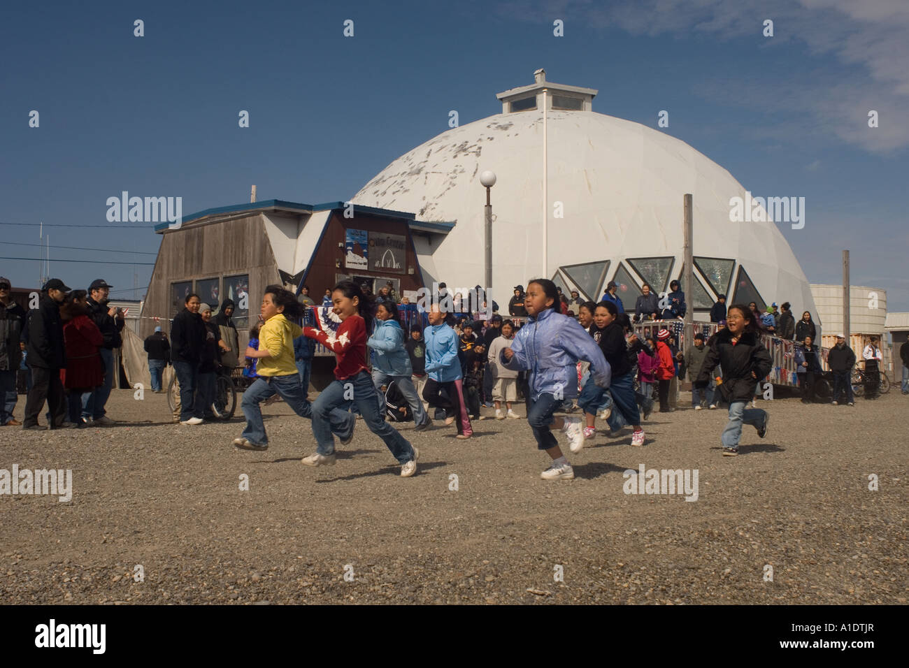 relay races at the Fourth of July celebration in Point Hope the oldest ...