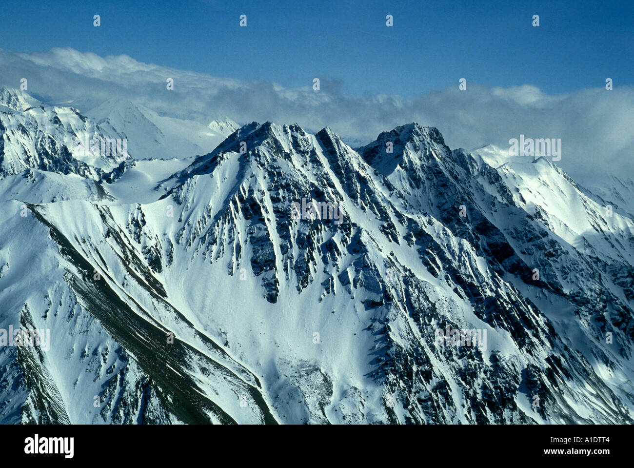 Aerial view of mt denali hi-res stock photography and images - Alamy