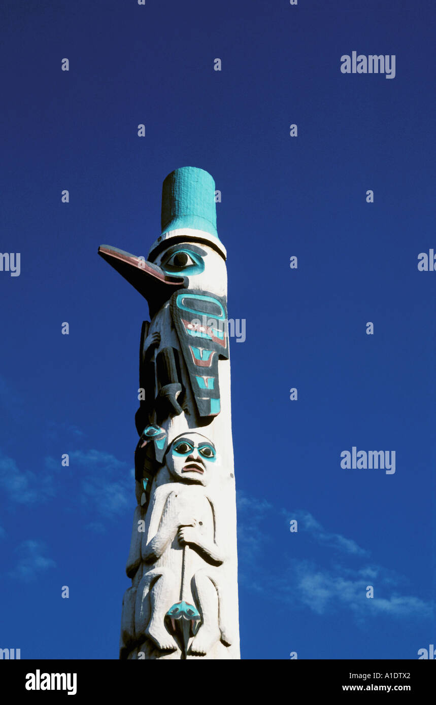 Saxman totem park hi-res stock photography and images - Alamy