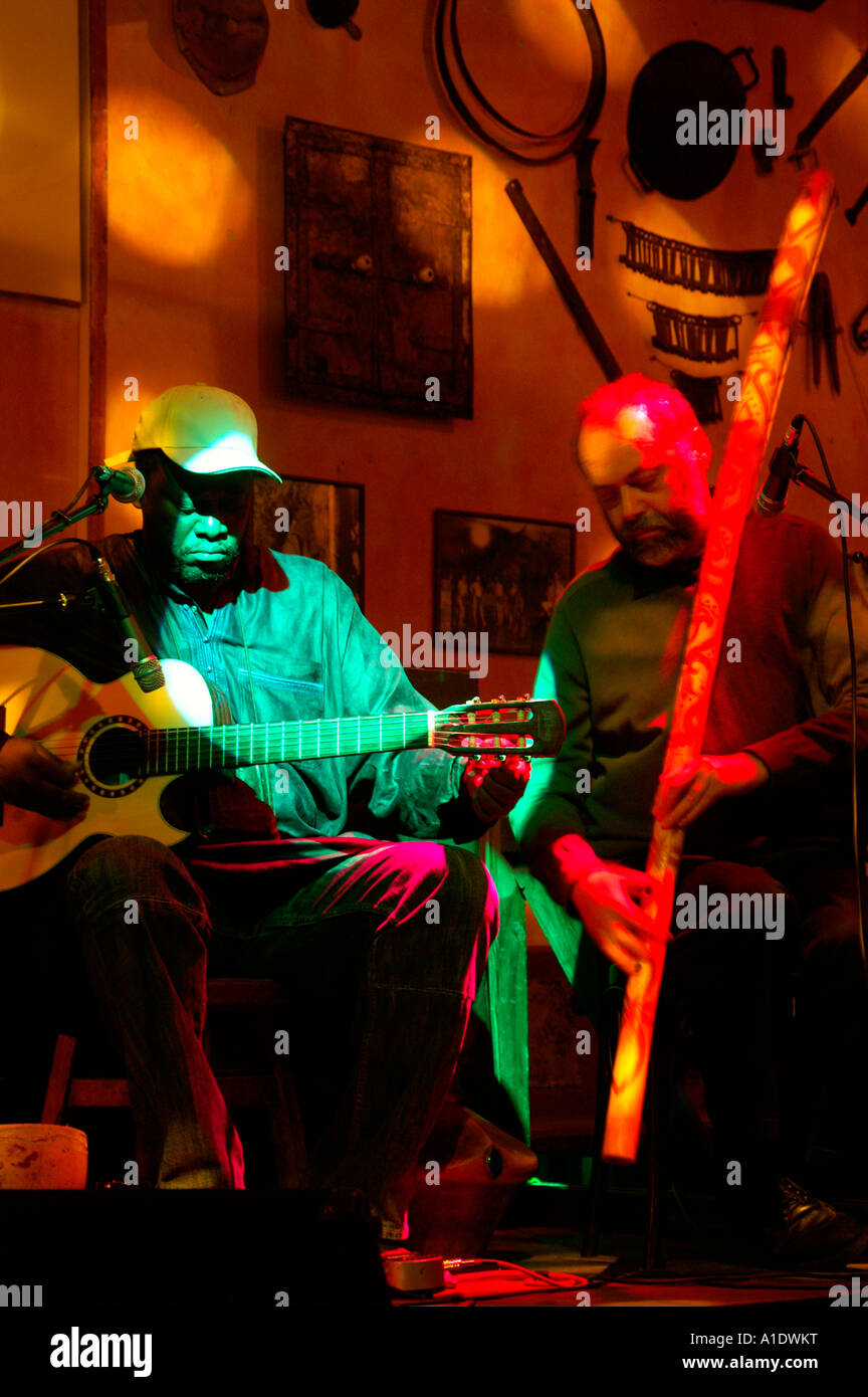 Cap a l Est french culture festival in Banska Stiavnica town, two men ...