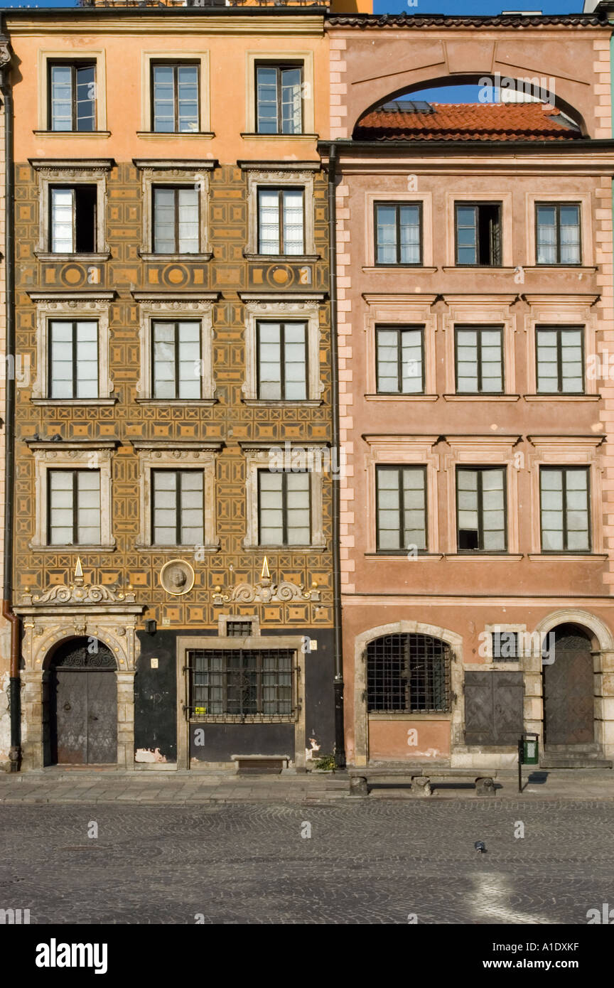 Facades of heritage buildings in Old City UNESCO Heritage Site Old ...
