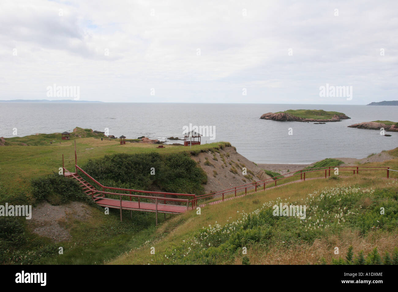 Public Park at Deadman’s Cove – Harbour Breton Newfoundland Stock Photo ...