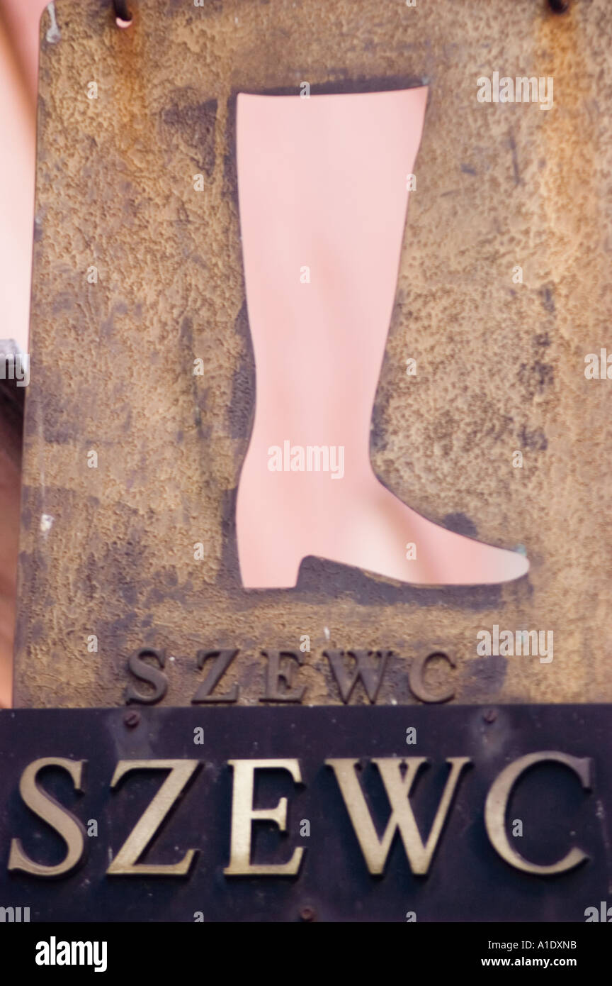 Polish shoemaker sign in old hi-res stock photography and images - Alamy