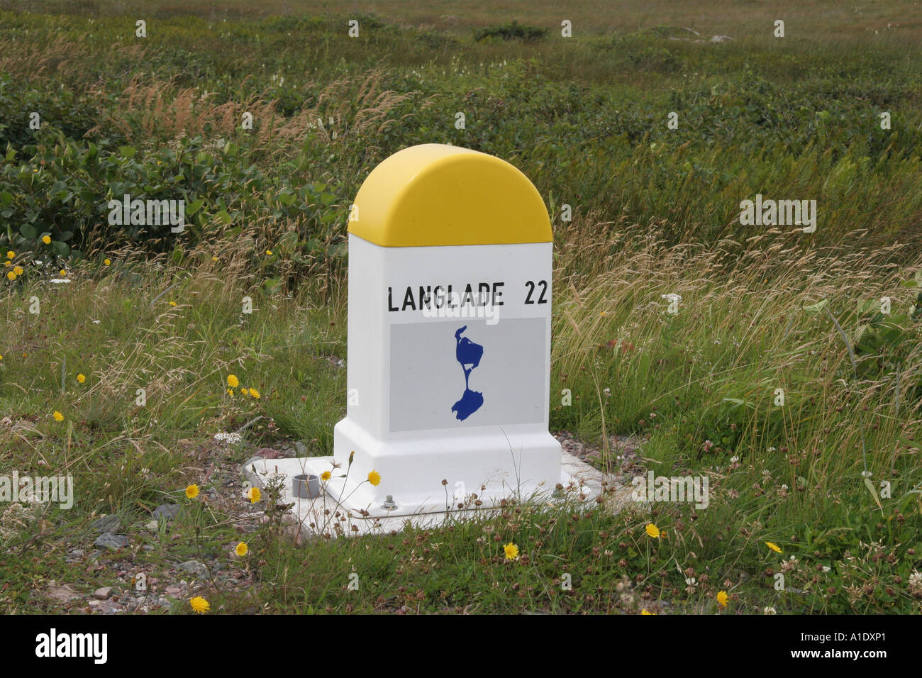 Distance marker kilometer marker hi-res stock photography and images ...
