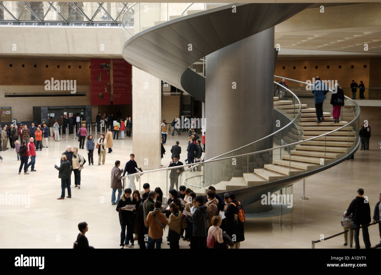 Lobby louvre museum paris france hi-res stock photography and images ...
