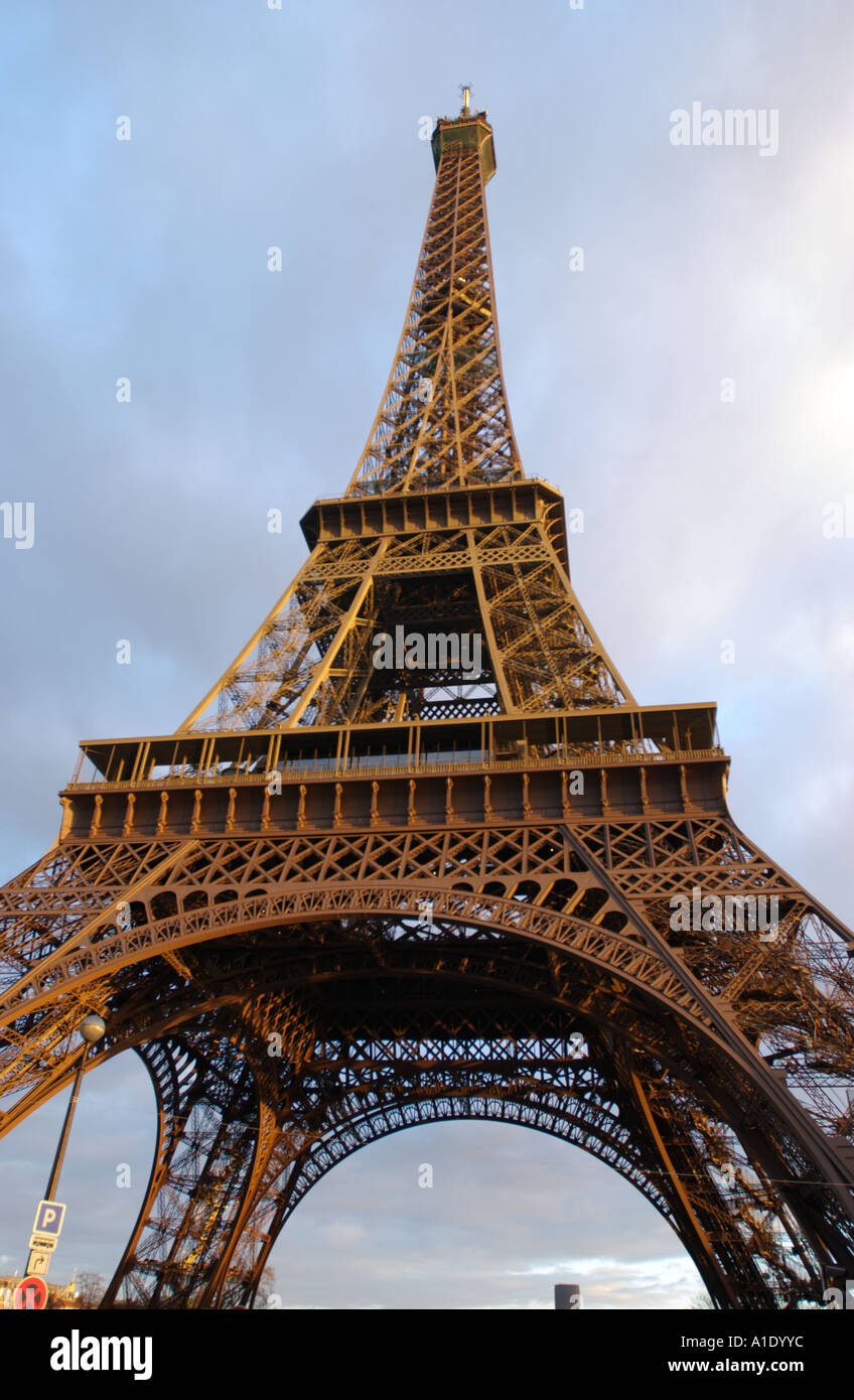 The Eiffel Tower Paris France Europe Stock Photo - Alamy