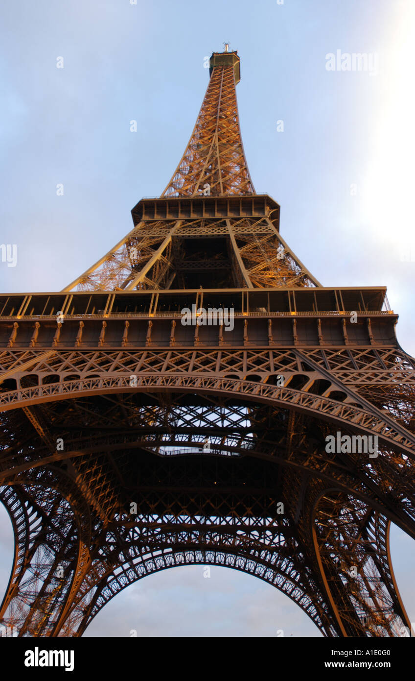 The Eiffel Tower Paris France Europe Stock Photo - Alamy
