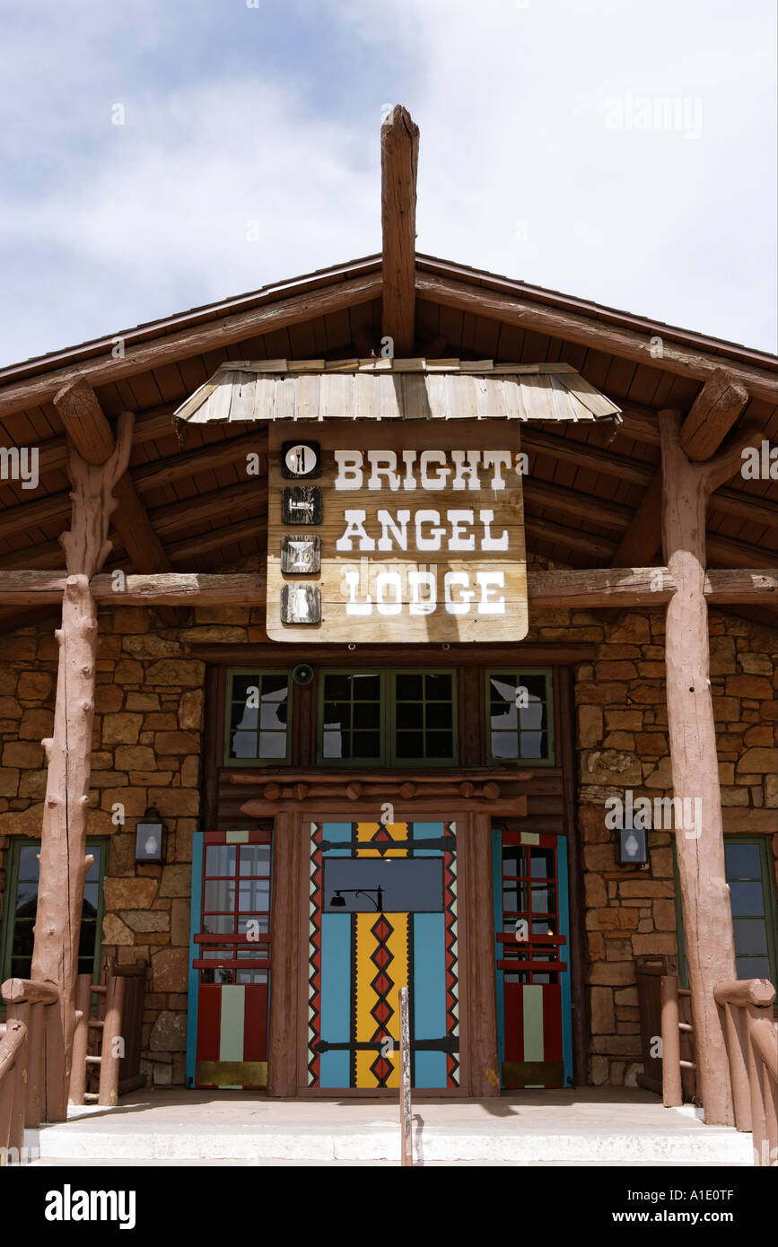 USA Grand Canyon Bright Angel Lodge Stock Photo - Alamy